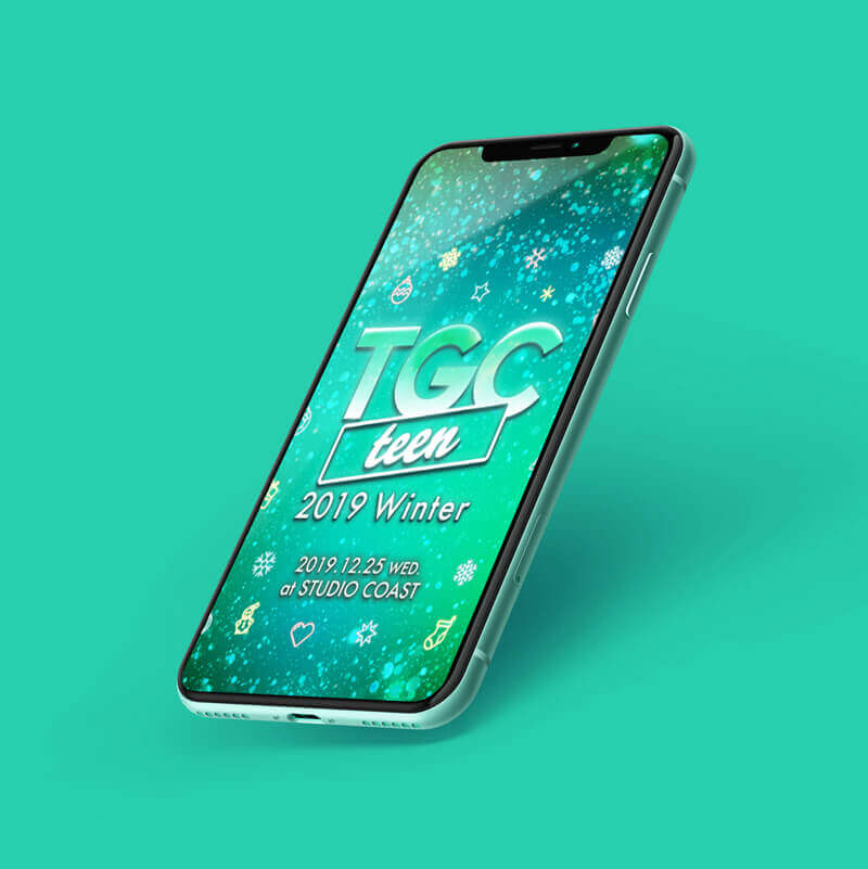 TGC Teen Winter Main Visual |制作実績 | DELTA DESIGN